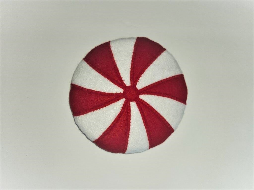 Red/white Peppermint Candy Floral Center - Etsy