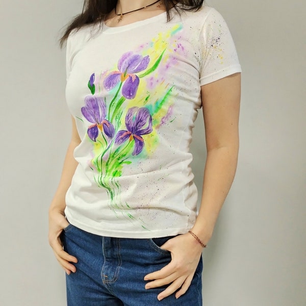 Hand Painted Shirt - Etsy