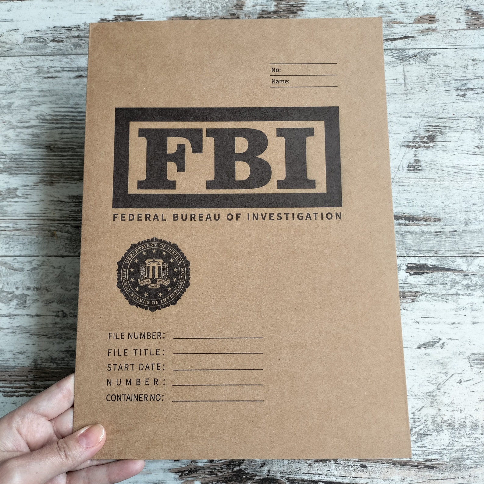 Prop FBI Paper Folder. Top Secret Special Services Folder for Cosplay ...