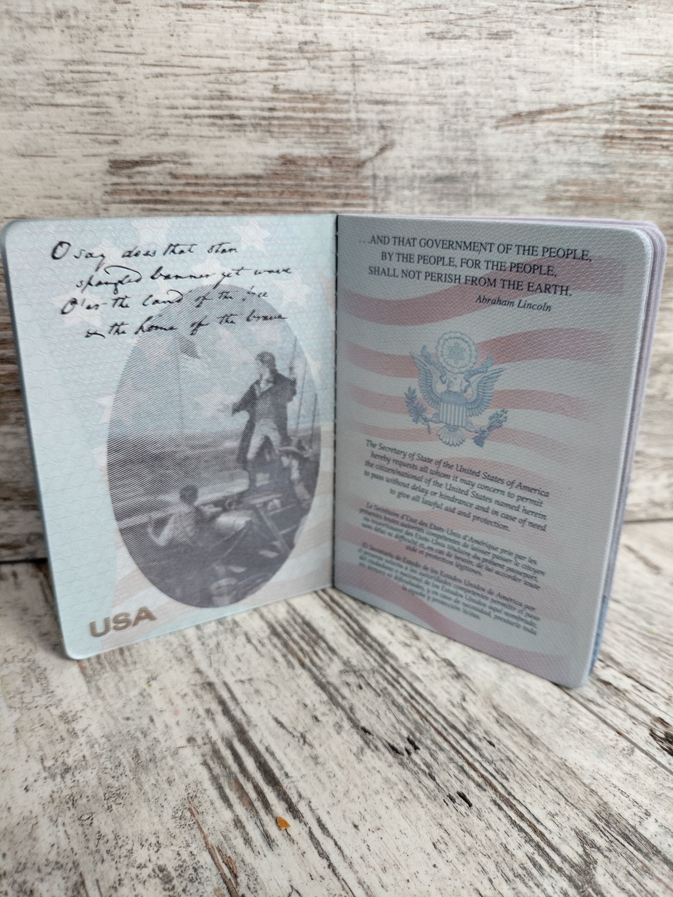 American Passport First Page