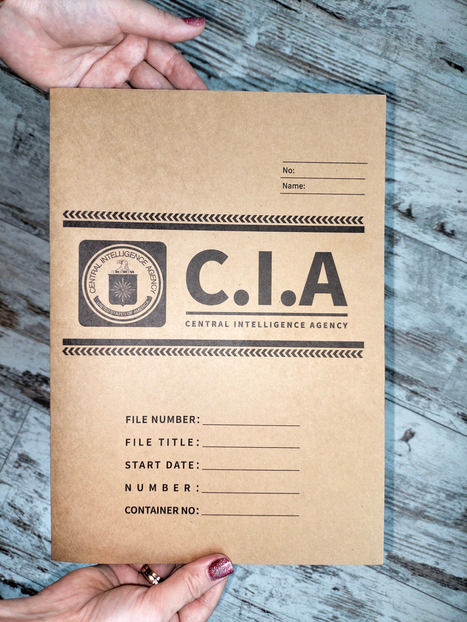 Prop CIA Paper Folder. Top Secret Special Services Folder for Cosplay - Etsy