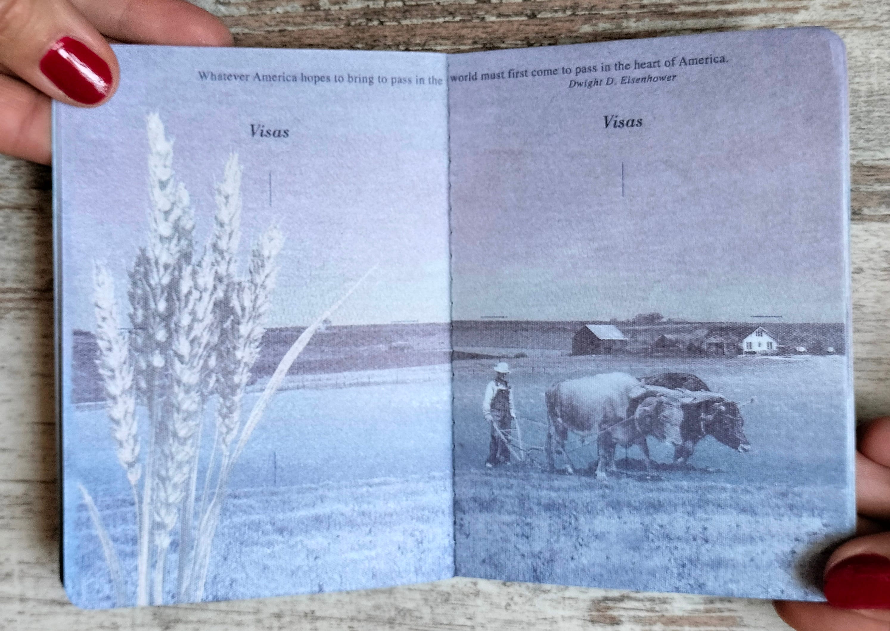 American Passport First Page