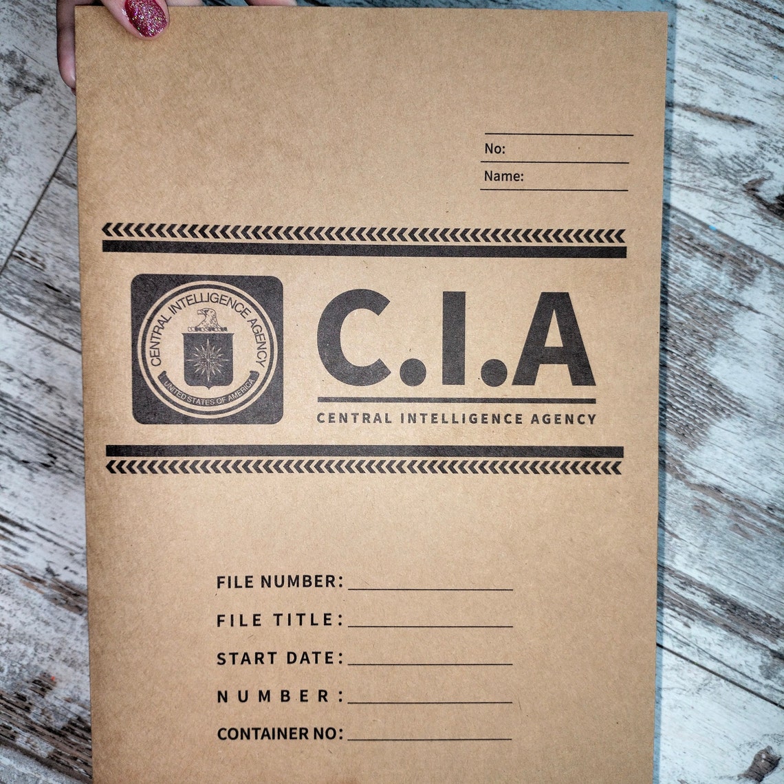 Prop CIA Paper Folder. Top Secret Special Services Folder for Cosplay ...