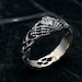 Sterling Silver Dark Gothic Ring, Gothic Engagement Ring, Goth Promise ...