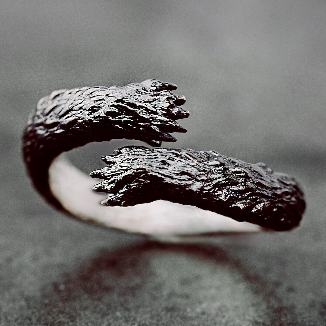 Bears Ring- Bear Paw Ring Silver Bear Ring - Bear Jewelry - Grizzly ...