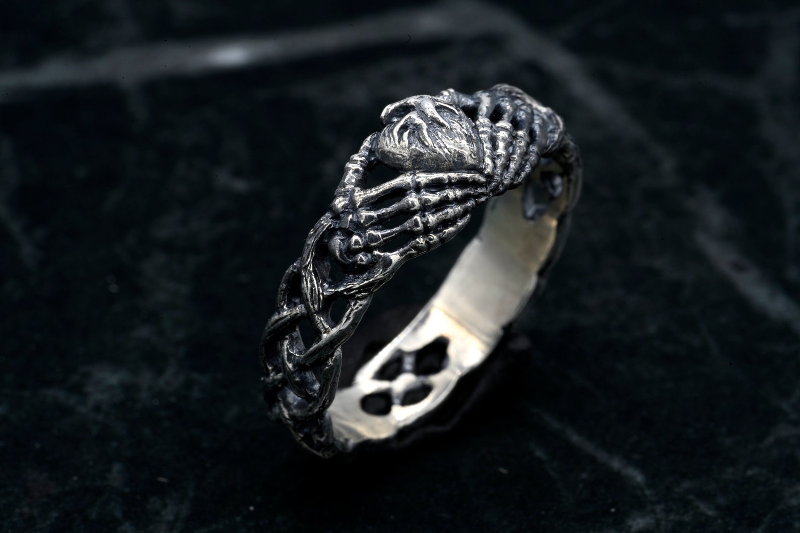 Claddagh Ring, Celtic Sterling Silver Ring, Claddagh Promise Ring ...