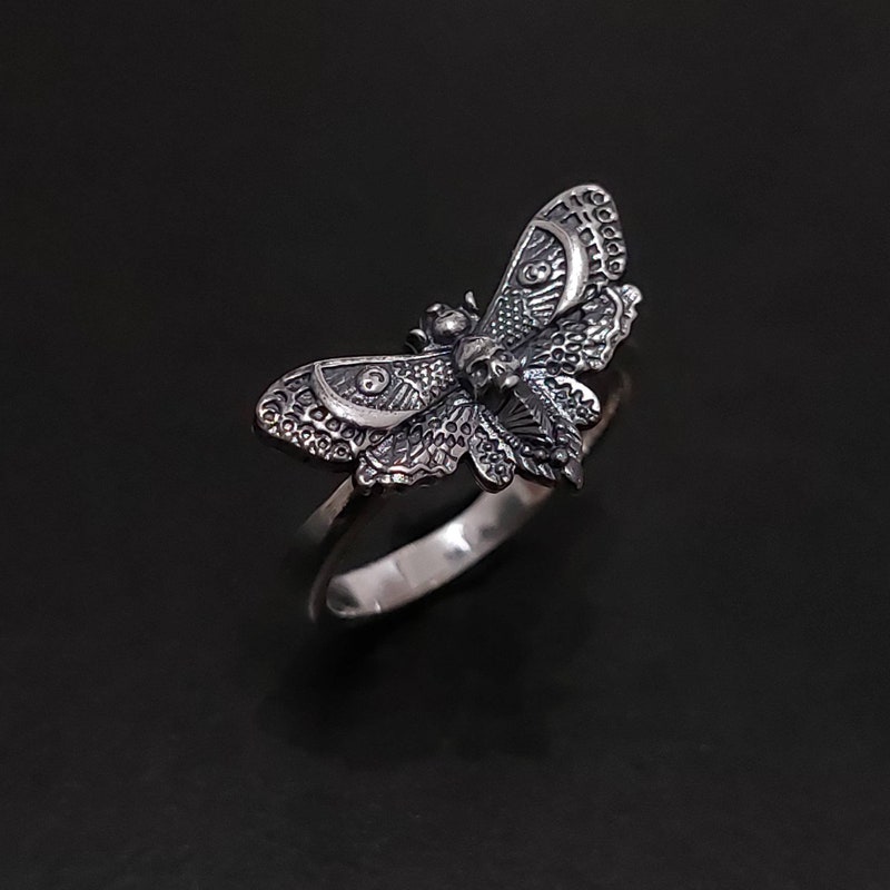 Moth Ring - Etsy