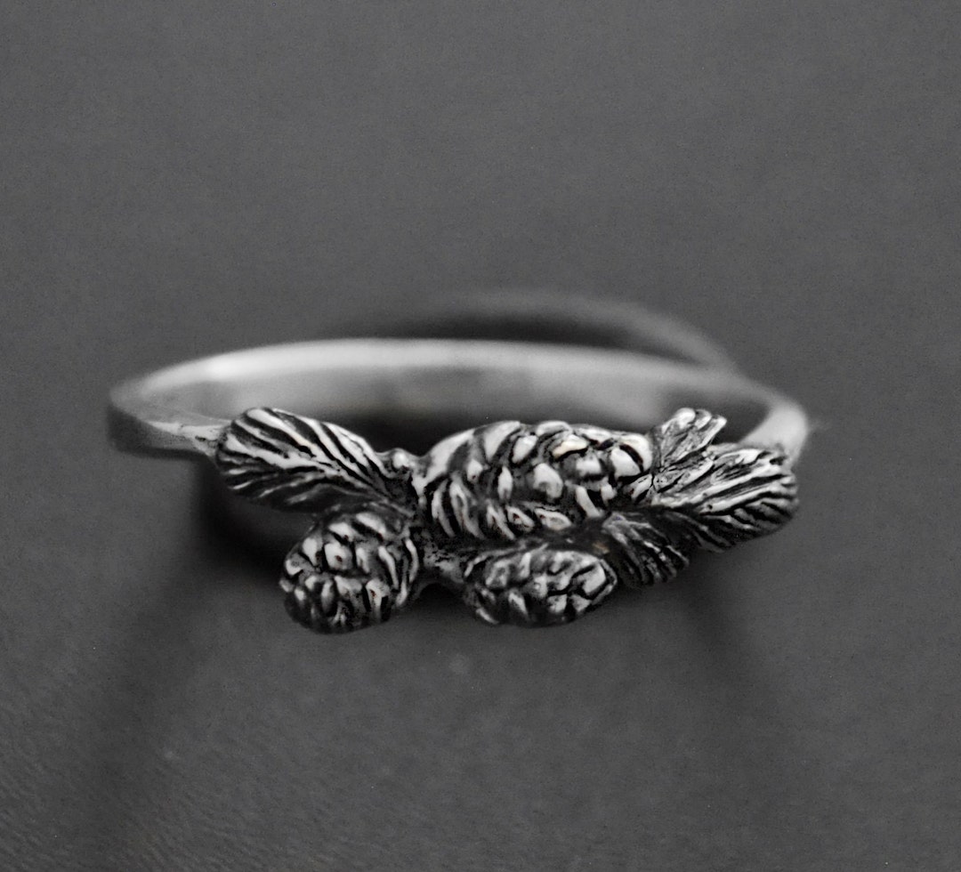 Tree Ring - Sterling Silver Ring - Woodland Inspired Rings - Delicate ...