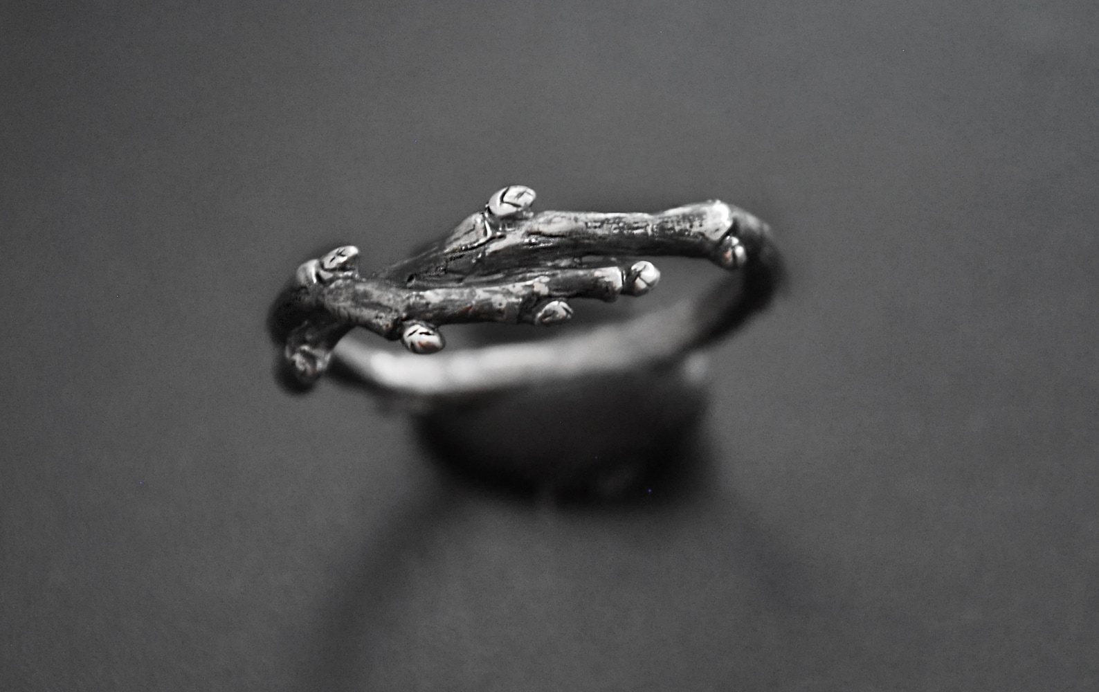 Silver Branch Ring Sterling Silver Ring Silver Willow - Etsy