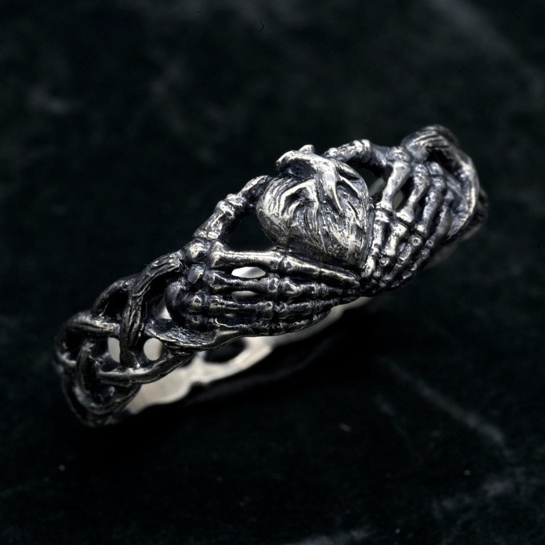 Claddagh Ring, Celtic Sterling Silver Ring, Claddagh Promise Ring ...