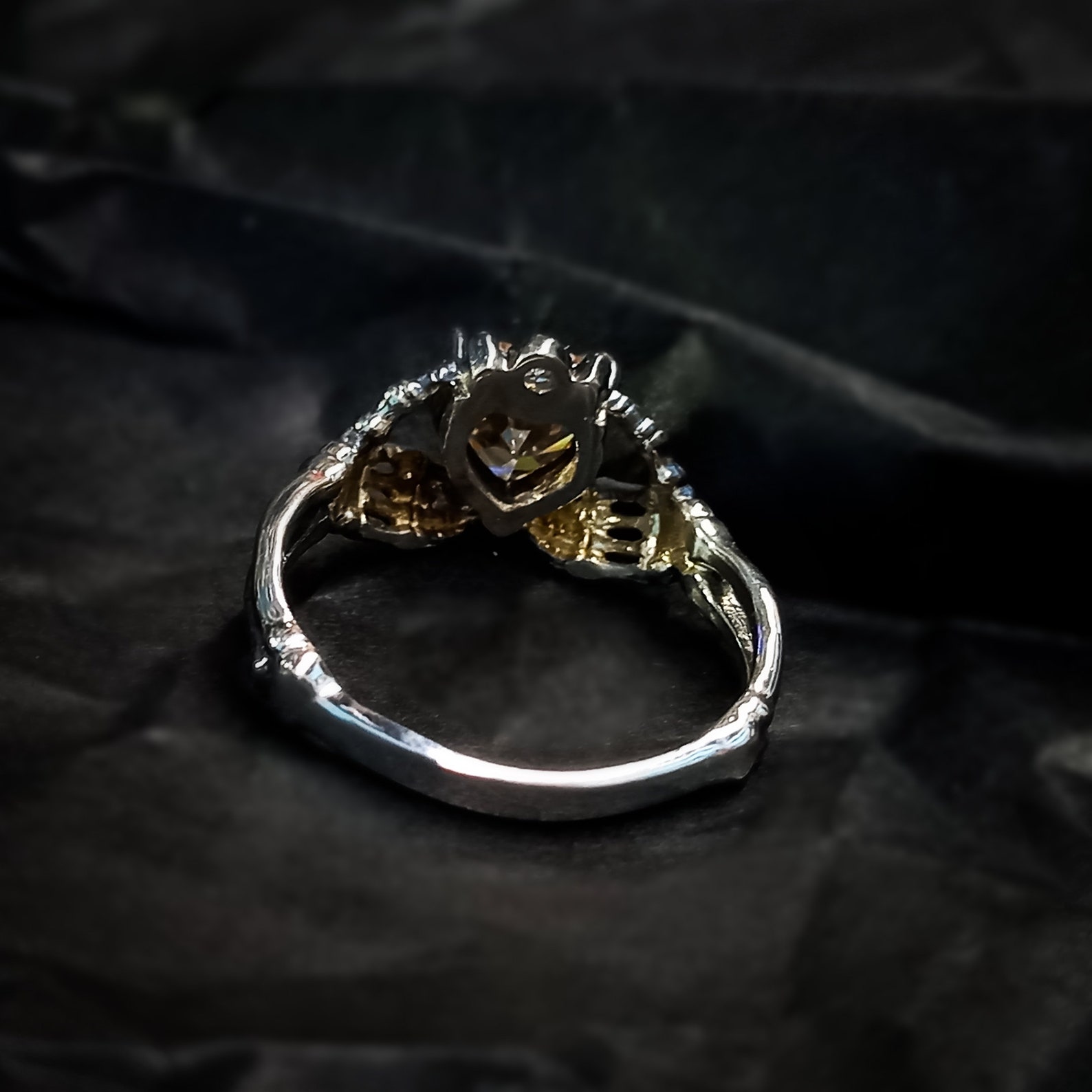 Love to Death Ring Dark Gothic Sterling Silver Ring - Etsy