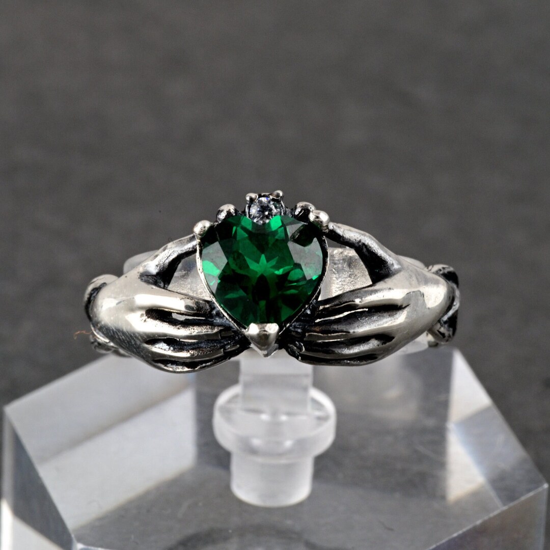 Claddagh Ring, Celtic Sterling Silver Ring, Claddagh Promise Ring ...