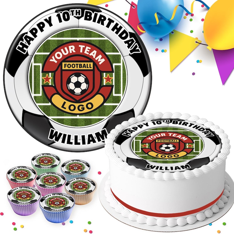 Edible Football Wafers - Etsy UK