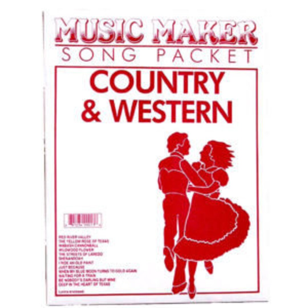 Country Western Music Packet for the Music Maker Lap Harp - Etsy