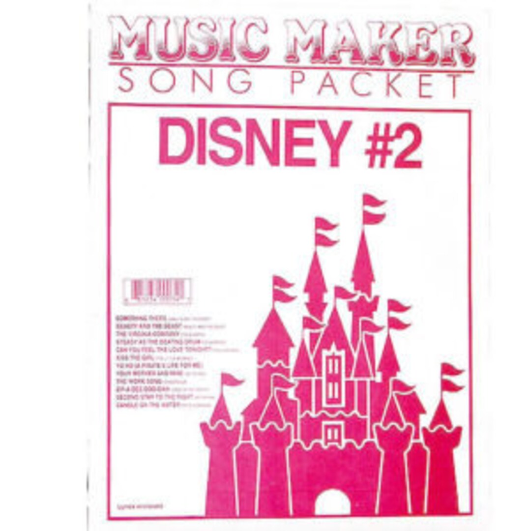 Disney 2 Music Packet for the Music Maker Lap Harp - Etsy