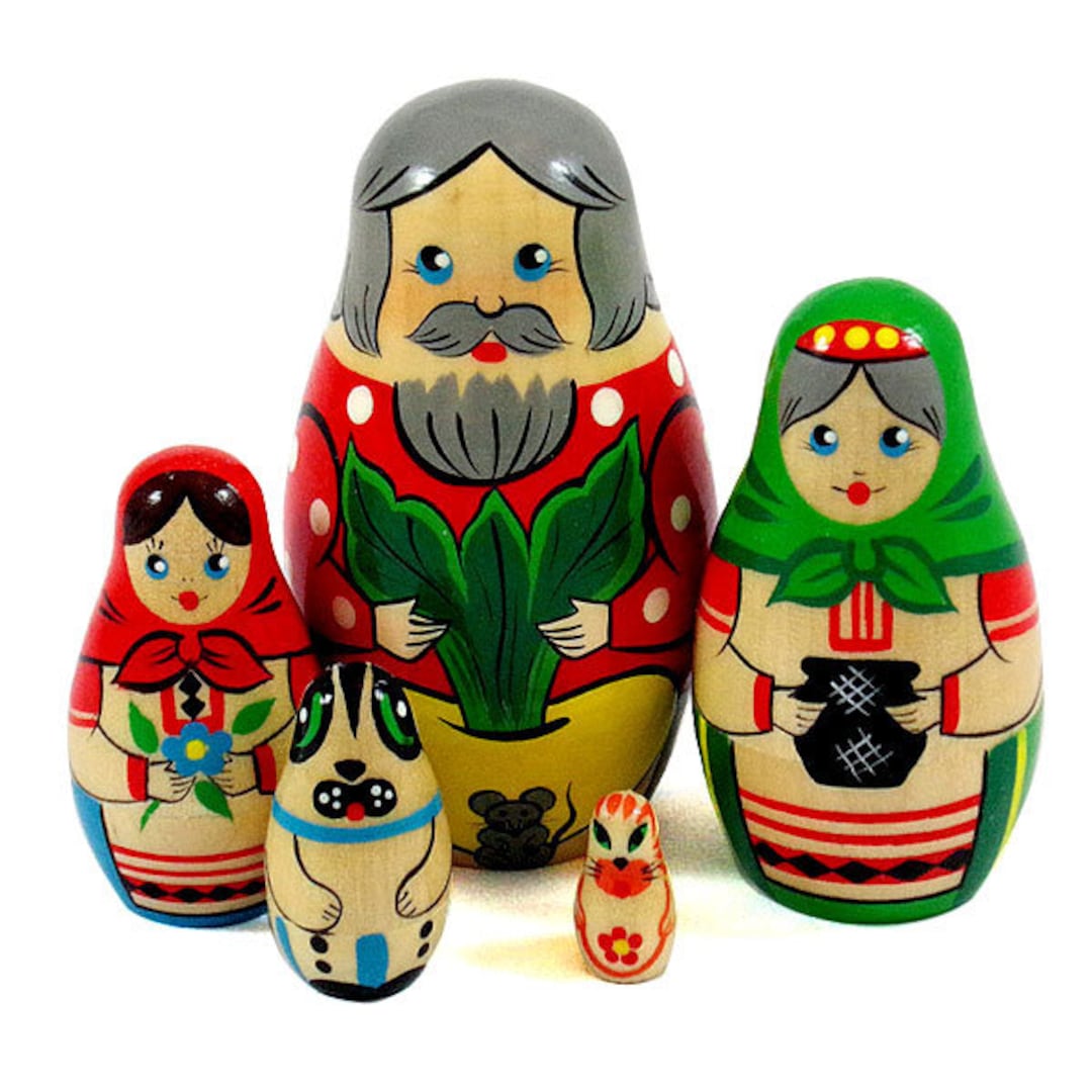 Turnip Family Nesting Doll - Etsy