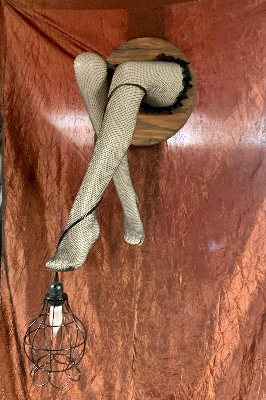 Hanging Mannequin Leg Lamp - Etsy