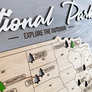 US National Park Travel Map National Park Map USA Map National Parks ...