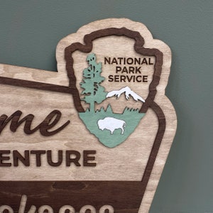 National Park Sign Wedding Sign NPS Welcome Sign Custom Wood Sign Guest ...