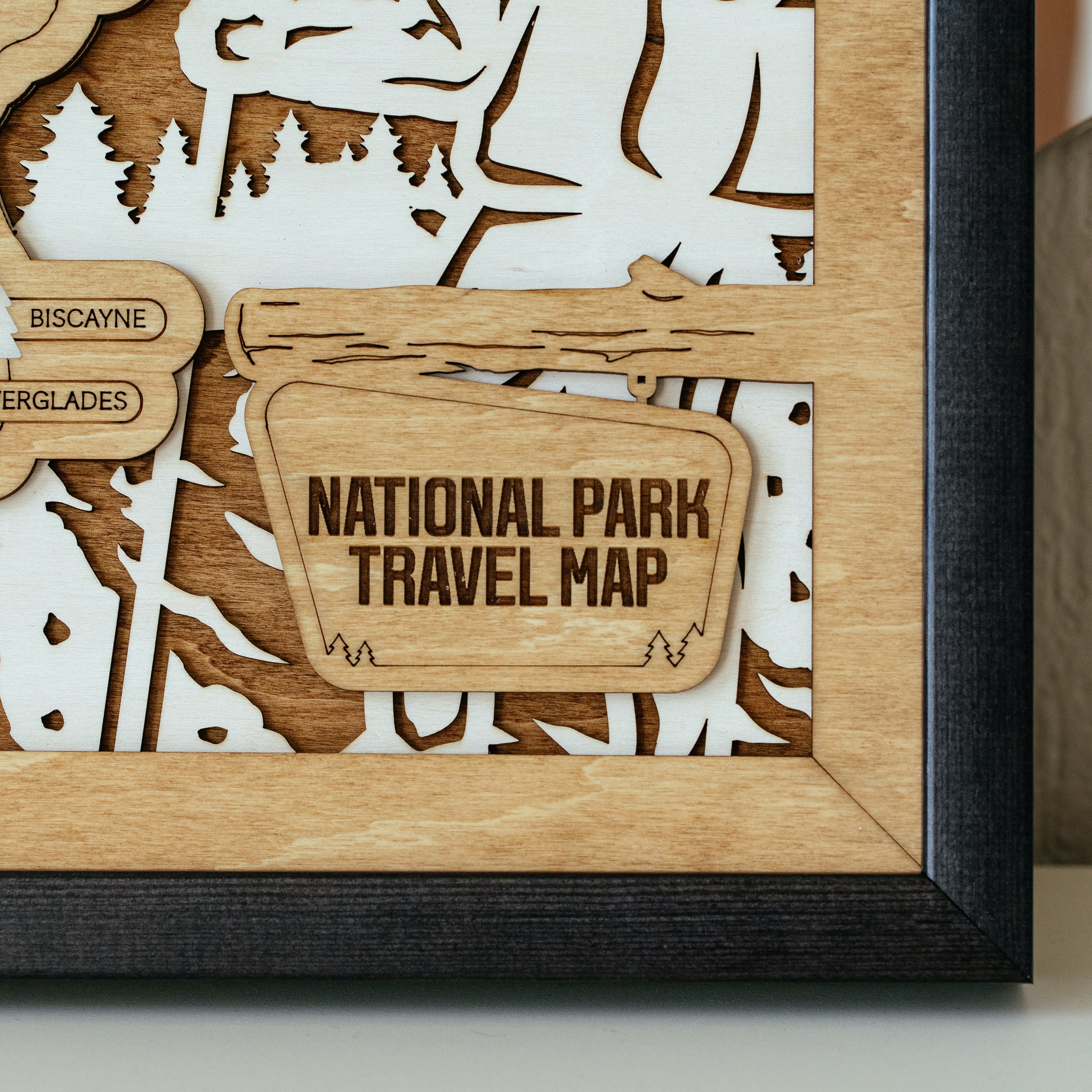 US National Park Map Framed Travel Itinerary Travel Tracker National ...