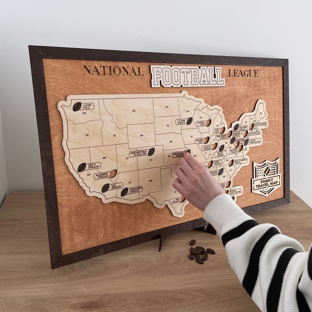 NFL Stadium Tracker Football Stadium Tracker Mapa del estadio Mapa de ...