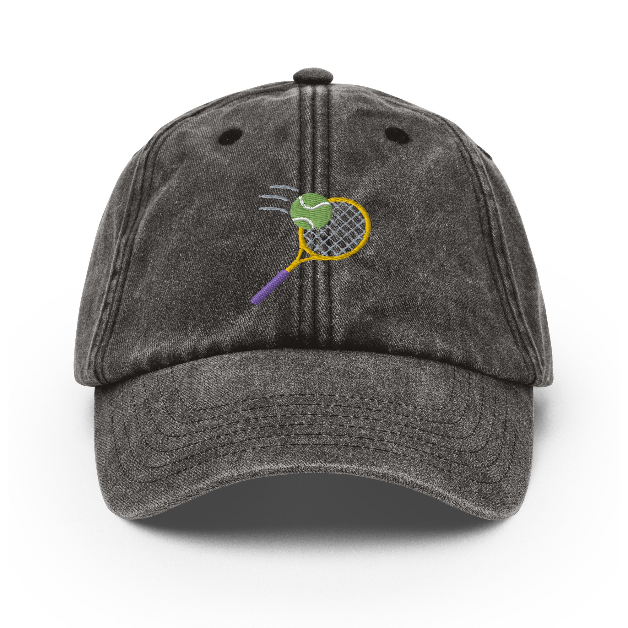 Vintage Tennis Baseball Cap Gift for Tennis Lovers Embroidered Cap ...