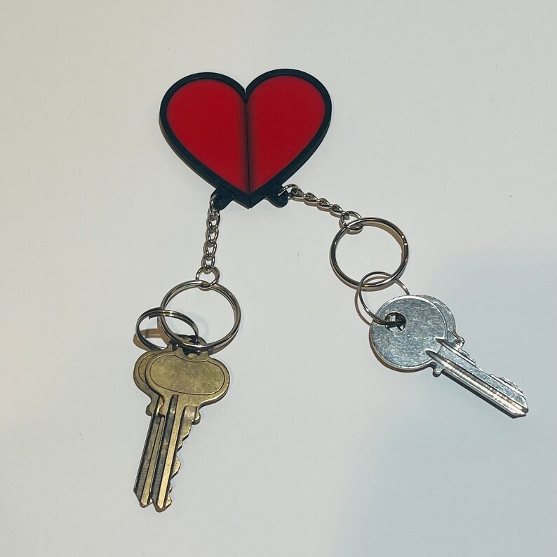 Wall Mount Key Holder and Heart Magnetic Key Chain | Perfect for ...