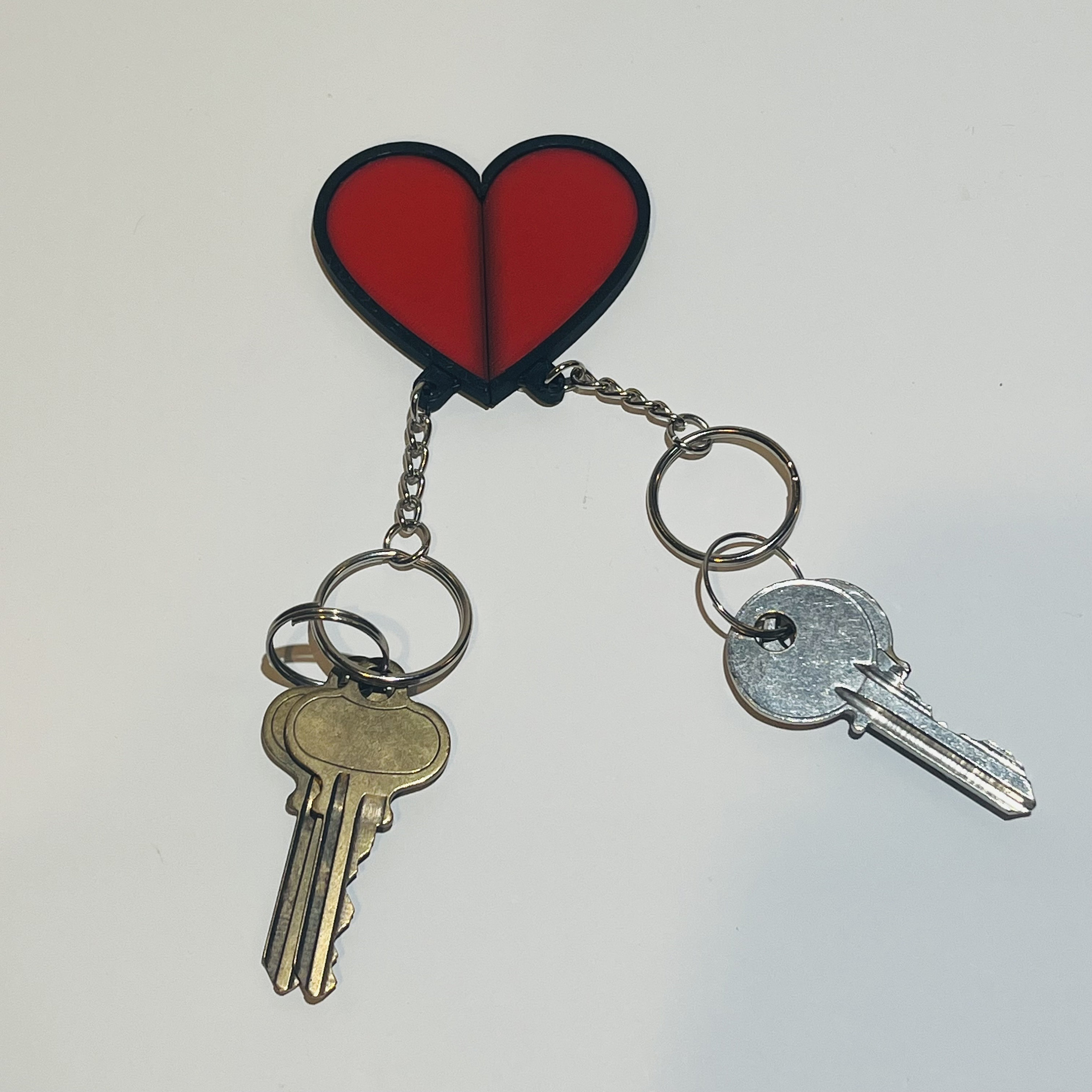 Wall Mount Key Holder and Heart Magnetic Key Chain | Perfect for ...