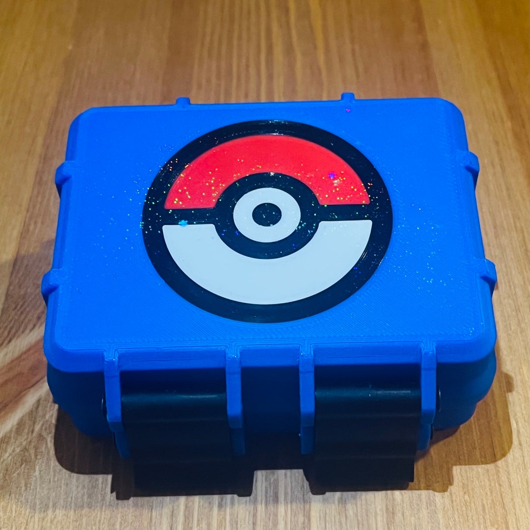 Pokemon Card Case for Kids: Blue or Pink, Organizer, Holder - Sparkly ...