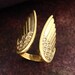 Angel Feather Ring, Wings Ring, Fairy Wings Ring, Guardian Ring ...