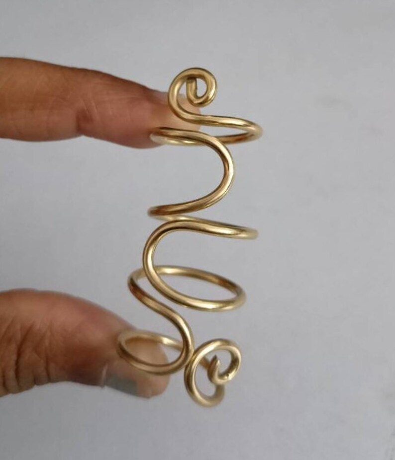 Arthritis Finger Splint for Both Joints Ring Adjustable Brass - Etsy