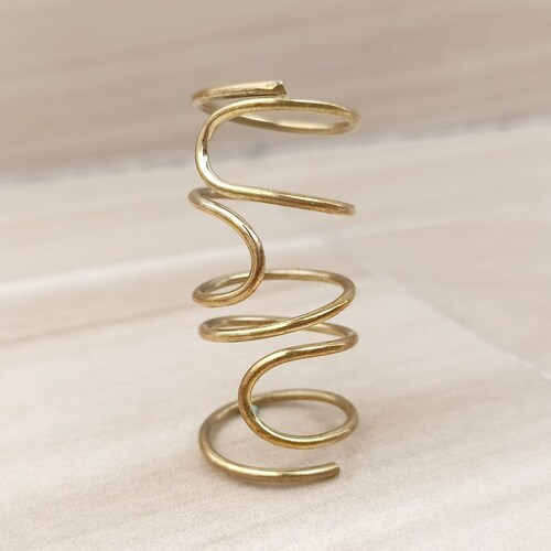 Arthritis Finger Splint for Both Joints Ring Adjustable Brass - Etsy