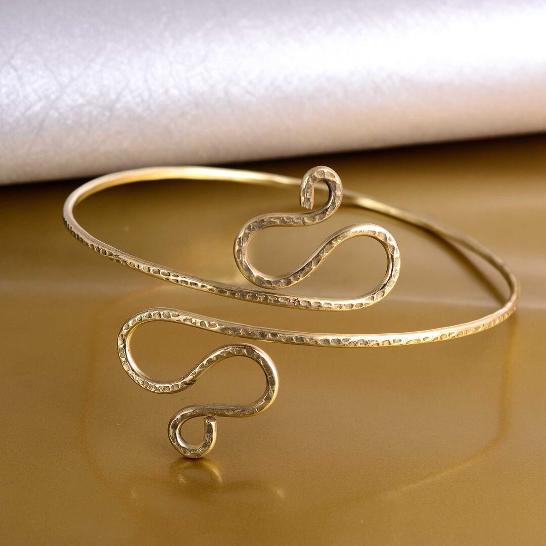 Adjustable Arm Cuff Bracelet Snake Upper Arm Cuff Cobra Arm - Etsy