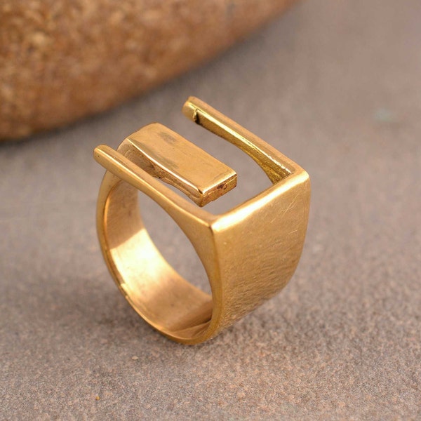 Geometric Ring - Etsy