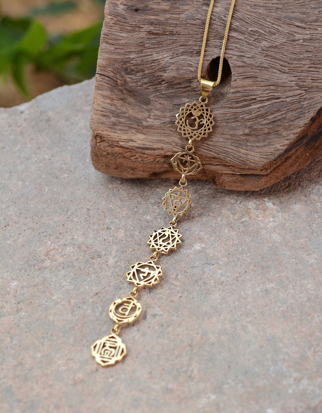 Chakra Necklace Seven Chakra Pendant Necklace Healing Necklace 7 ...