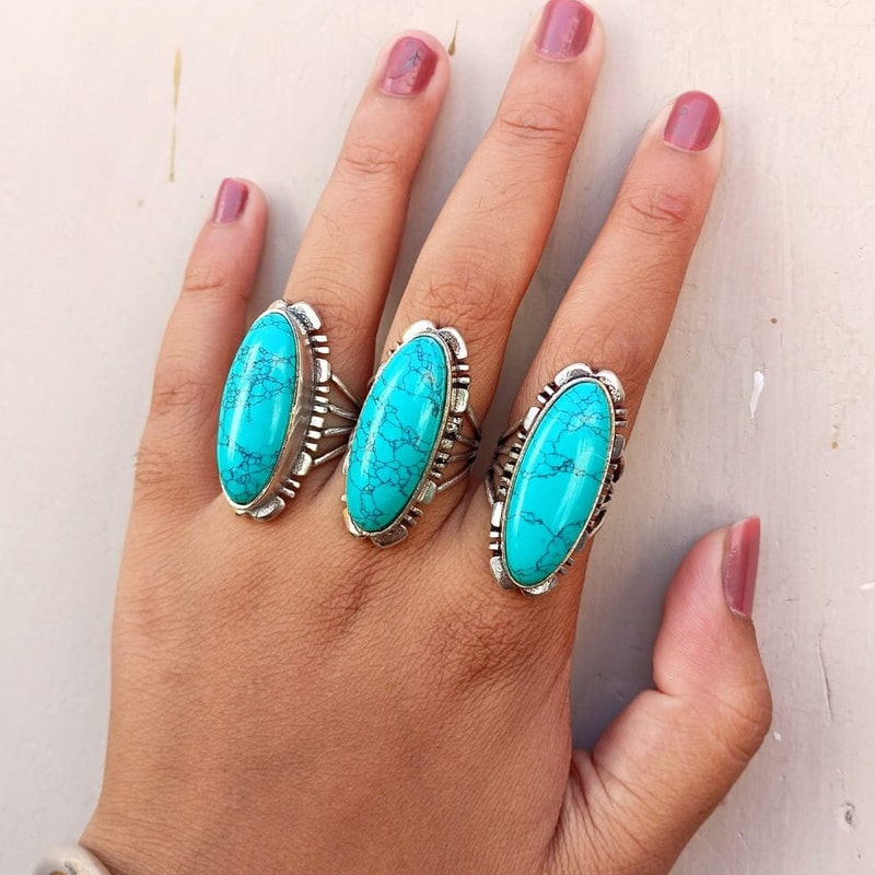 Handmade Turquoise Ring - Etsy