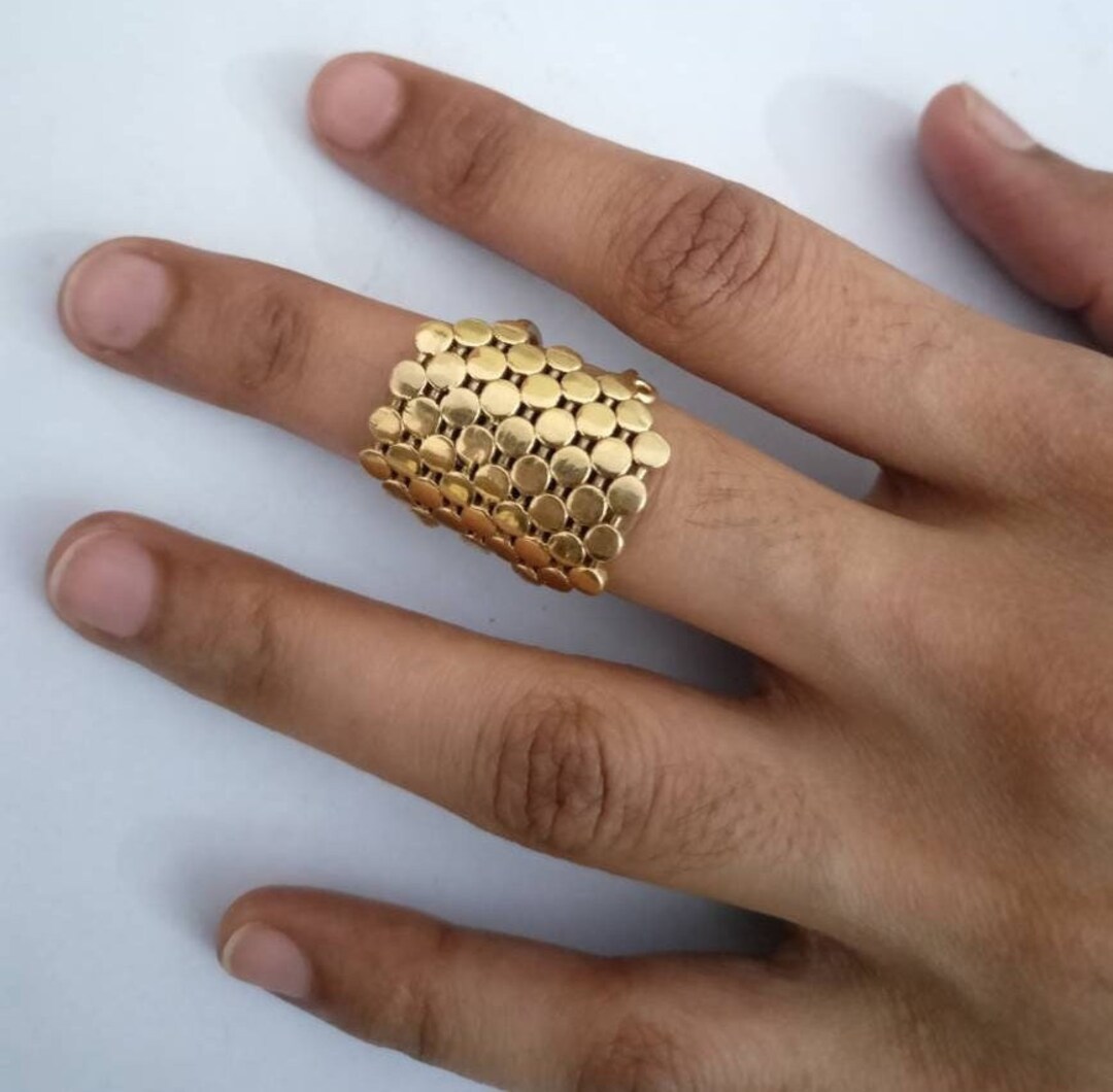 Arthritis Ring Splint Knuckle Ring Simple Midi Ring Brass - Etsy