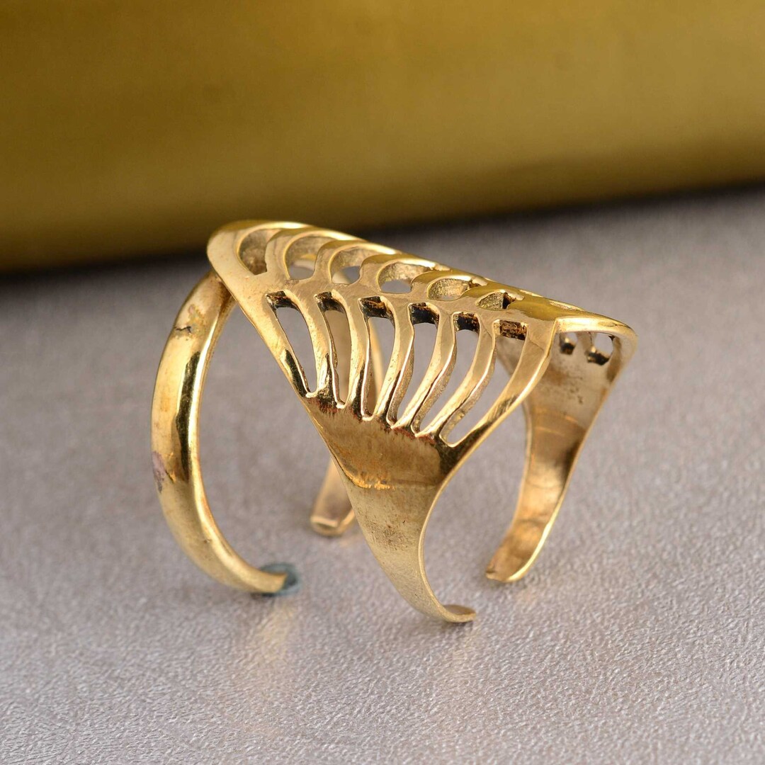 Gold Arthritis Ring, Thumb Ring, Splint Knuckle Ring, Adjustable Ring ...