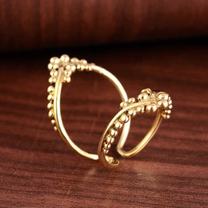 Brass Arthritis Splint Ring Lateral Deviation Support EDS - Etsy