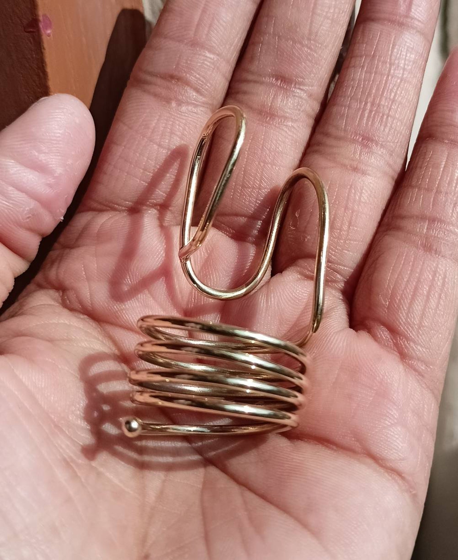 Artritis ring duim ring spalk knokkel ring messing ring - Etsy Nederland