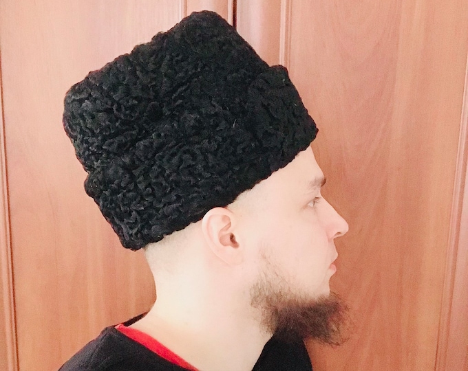 Papakha Kubanka Natural Fur Karakul Hat Winter Cap Real - Etsy