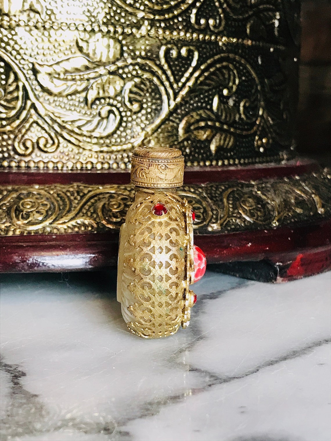 Vintage glass mini perfume bottle USSR. Soviet perfume bottle | Etsy