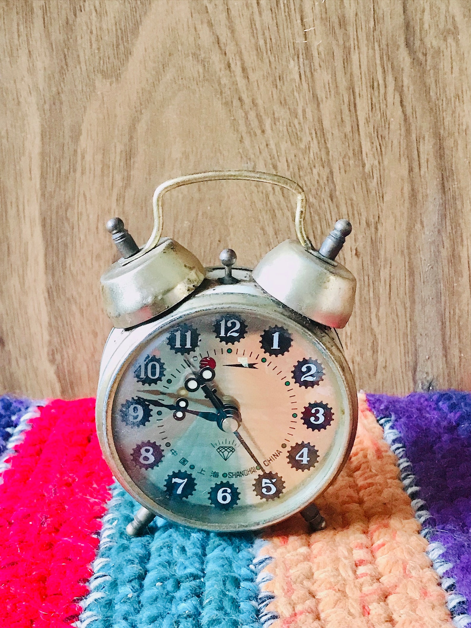 SHANGHAI Vintage Alarm Clock Beautiful Functional - Etsy