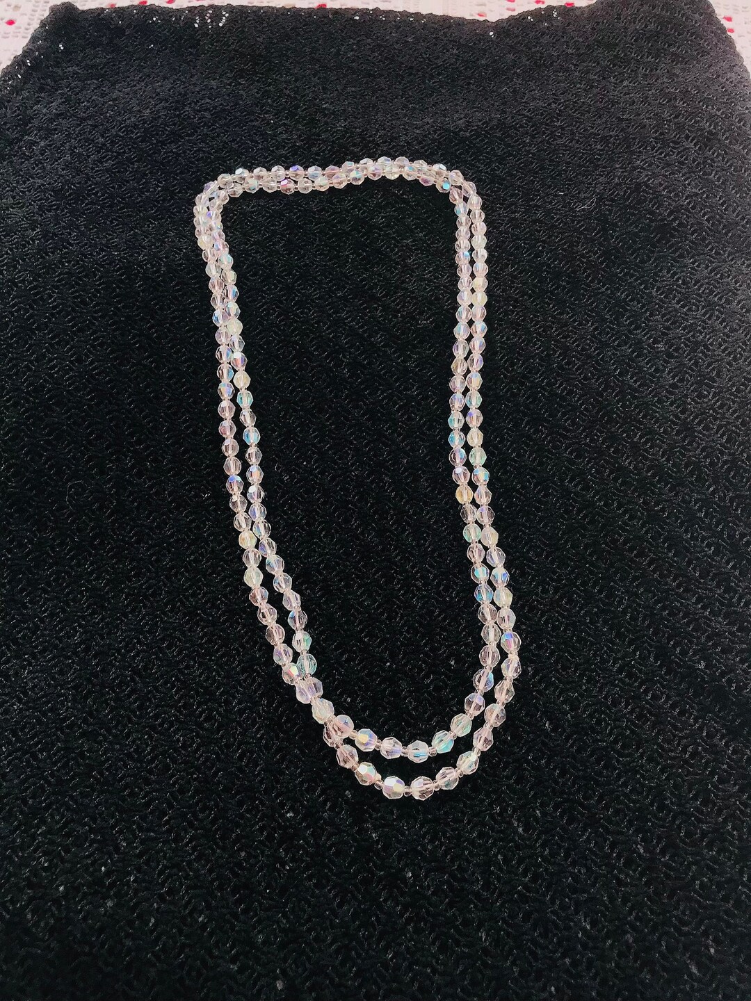 Vintage Beads USSR Crystal Beads Jewelry for Gift Czechoslovak Crystal ...