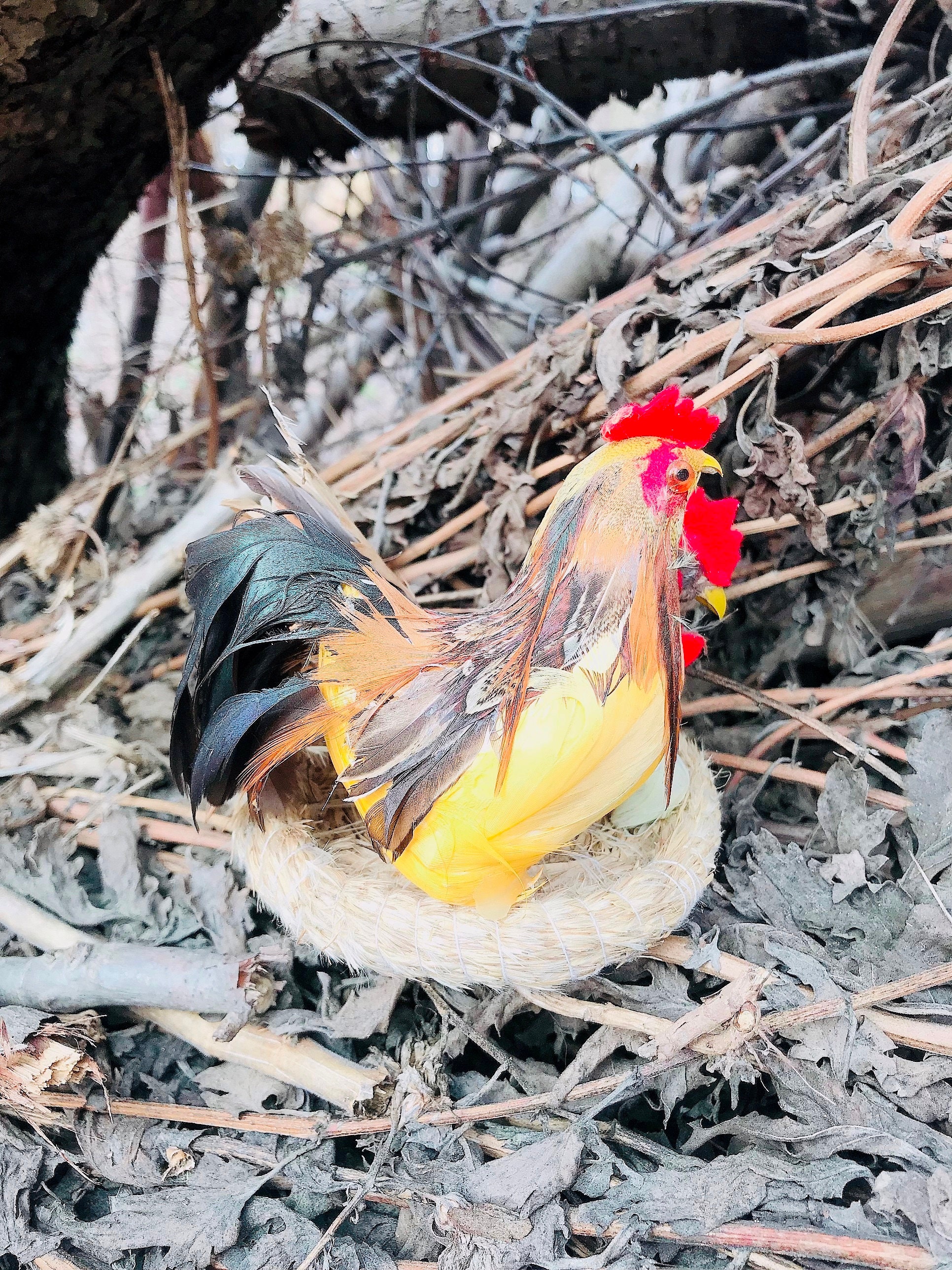 Handmade From Natural Materials.chicken With a Cub USSR Vintage - Etsy