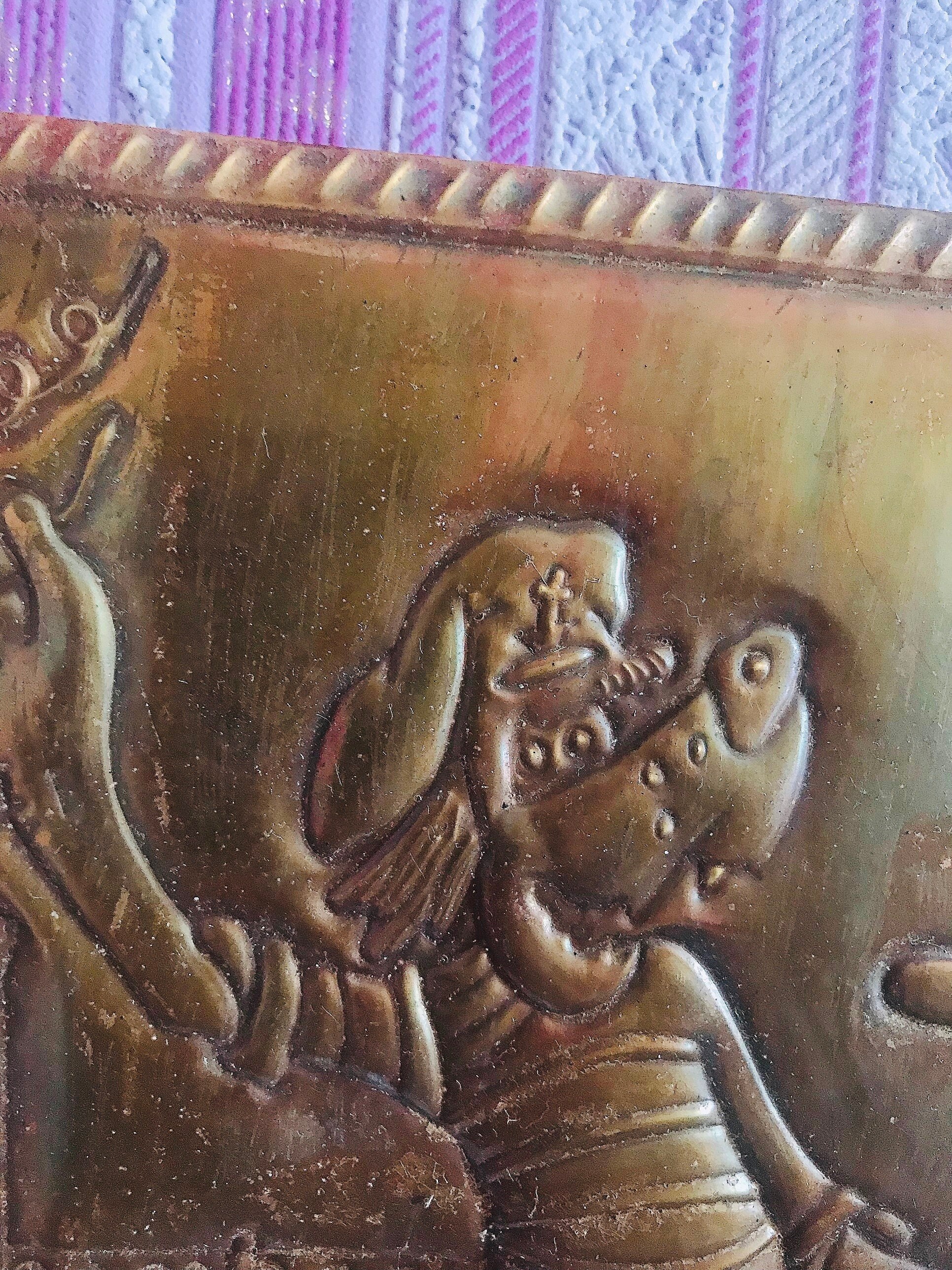 Embossing Painting Relief Paintings Haunted Paintings Wall - Etsy