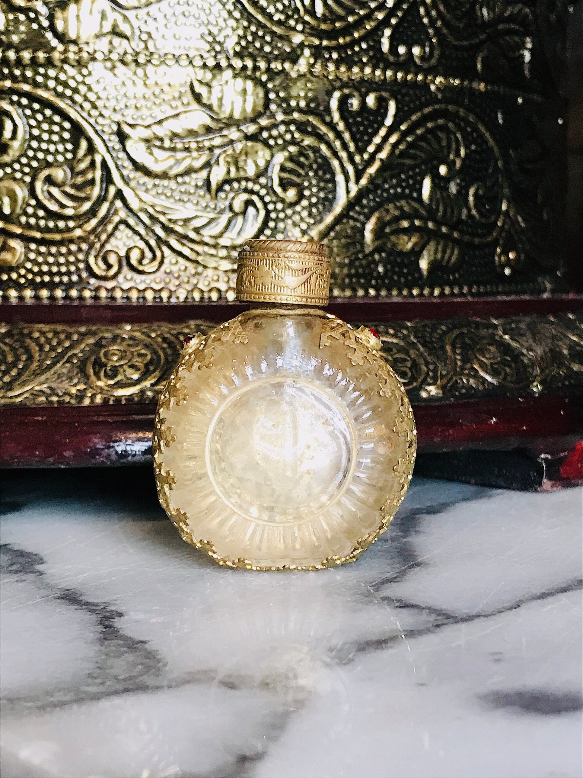 Vintage Glass Mini Perfume Bottle USSR. Soviet Perfume Bottle - Etsy