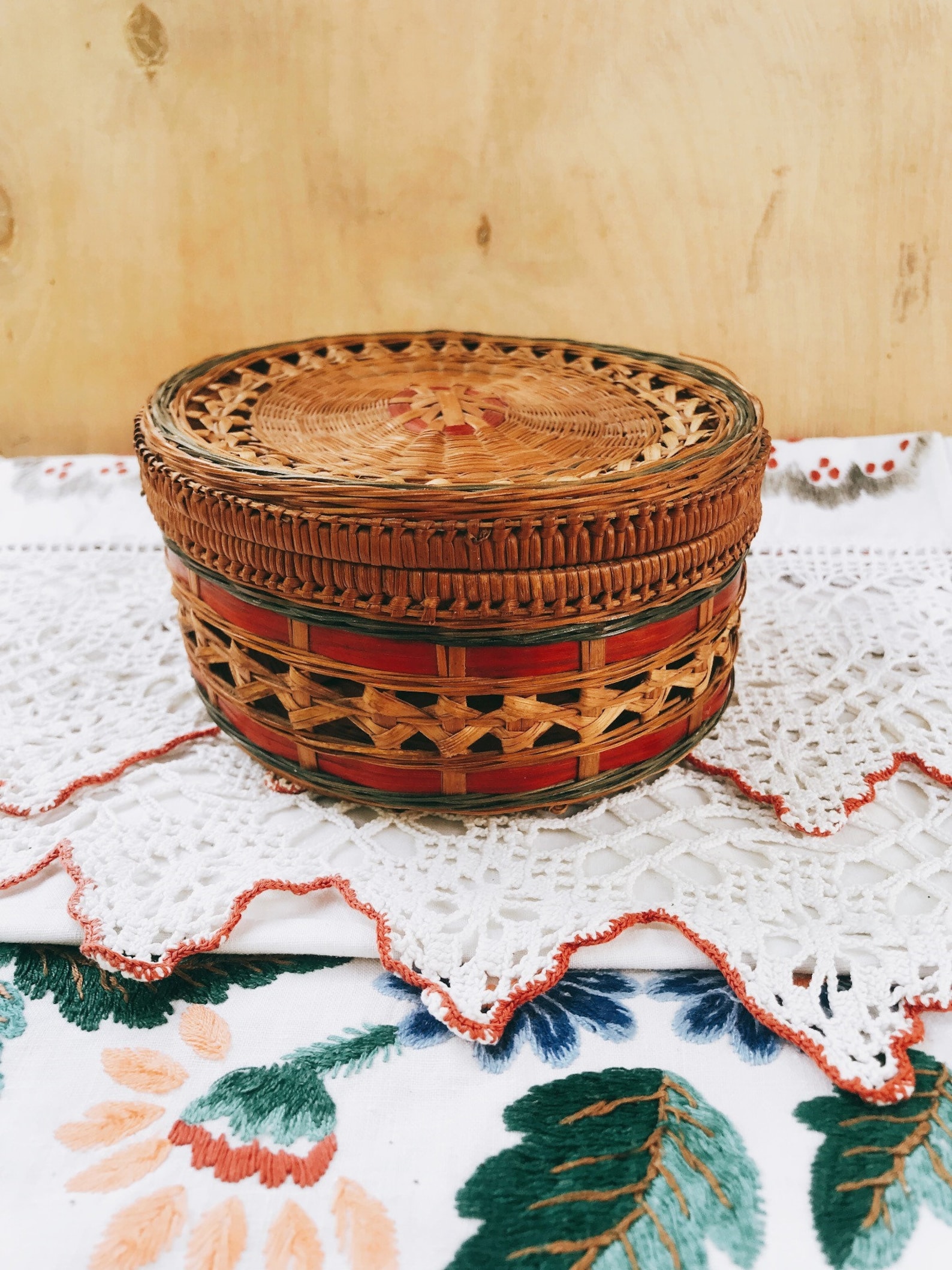 Antique Straw Box. Casket. Decorate With Beads. Soviet Box - Etsy
