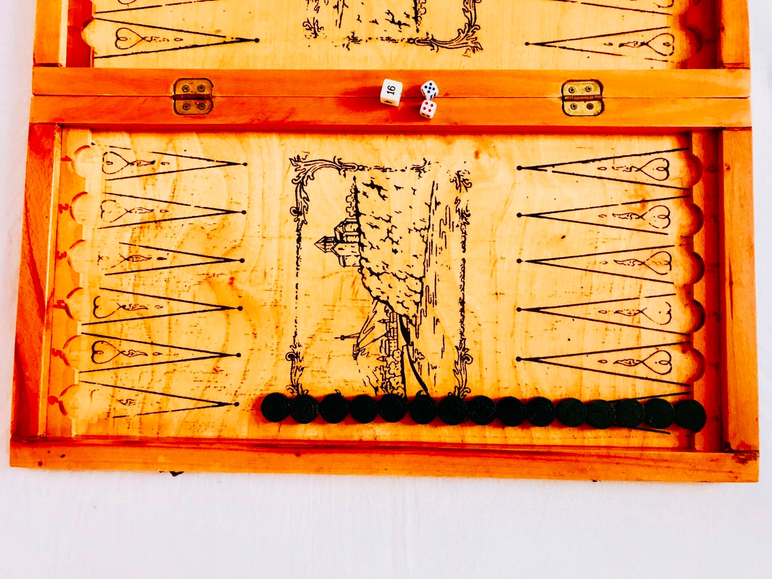 Soviet Backgammon Vintage Game Big Old Backgammon Old - Etsy