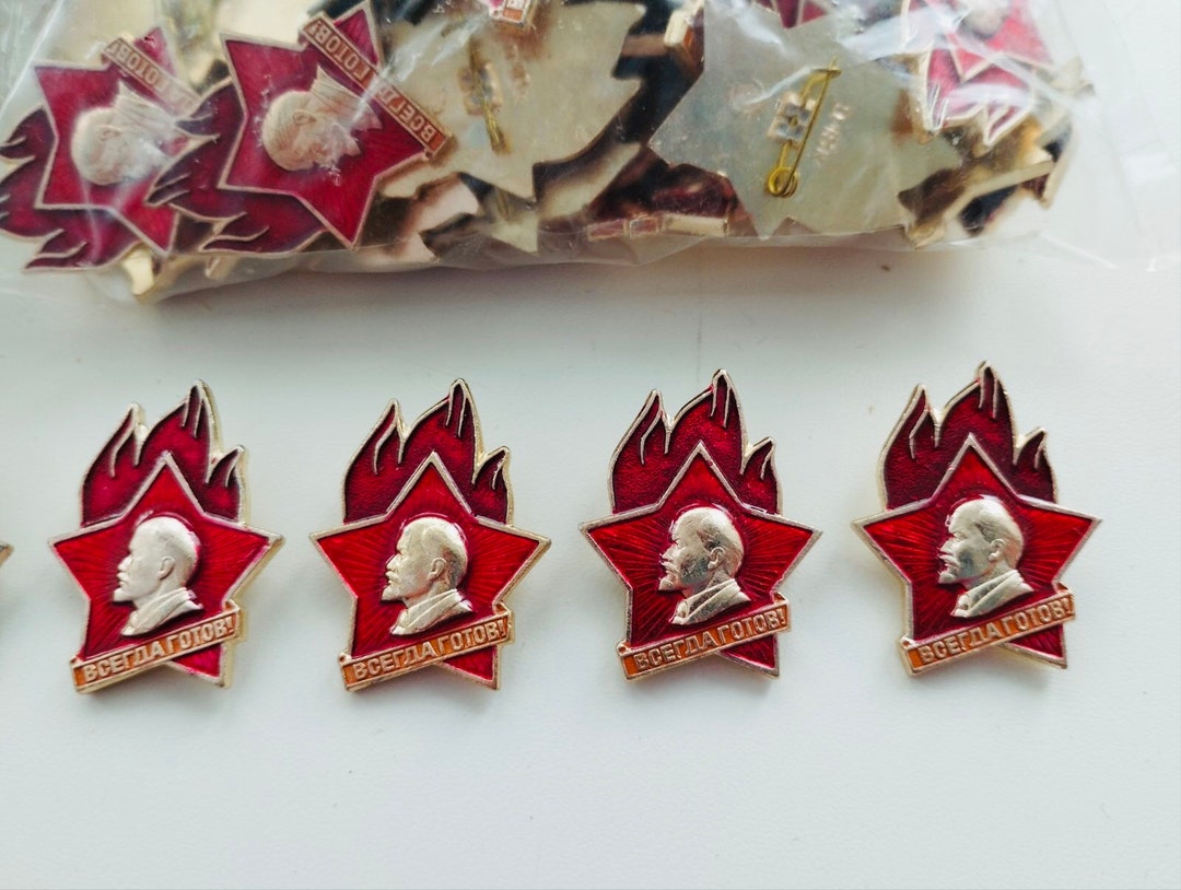 Lot of 400 USSR Badges Always Ready for Labor and Defense Communist - Etsy